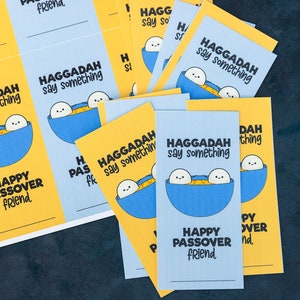 Passover Printable Cards Haggadah Say Classroom Cards for Kids, Seder ...