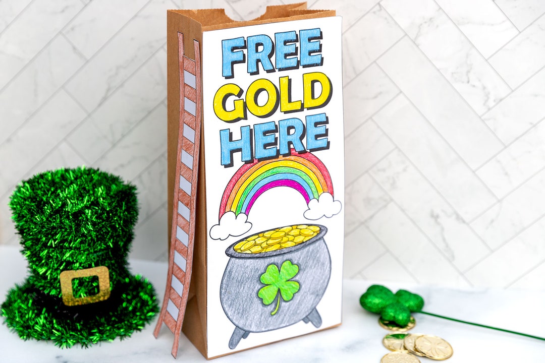 St. Patrick's Day Printable Leprechaun Trap Classroom Activity for Kids ...