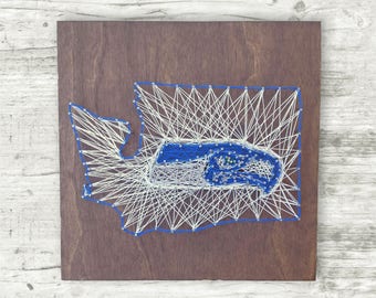 Buy Seahawks String Art Made to Order Online in India - Etsy
