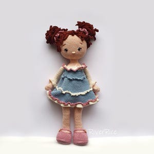 Crochet Pattern Julia, Pattern Includes Doll and Clothes. This Crochet ...