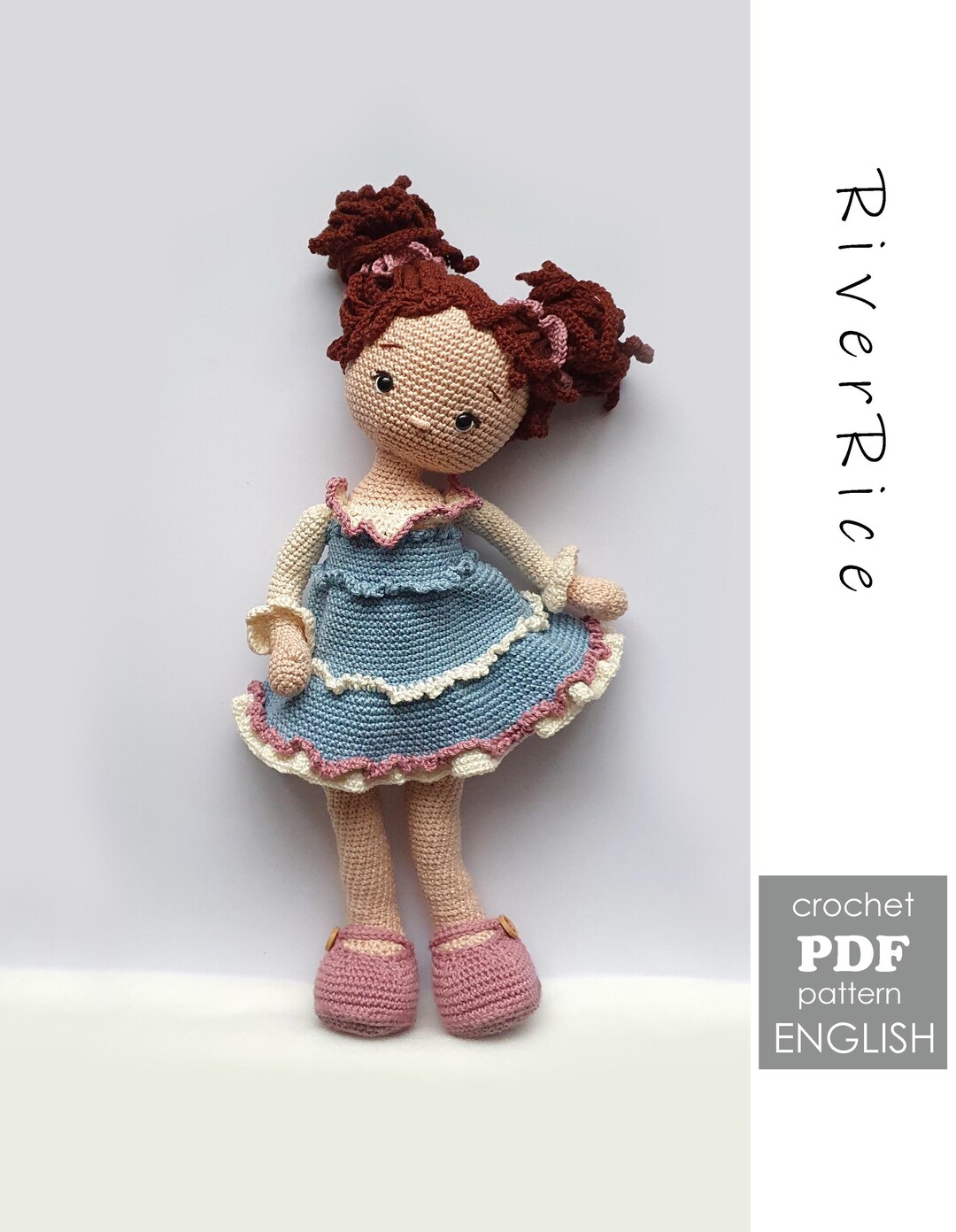 Crochet Pattern Julia, Pattern Includes Doll and Clothes. This Crochet ...