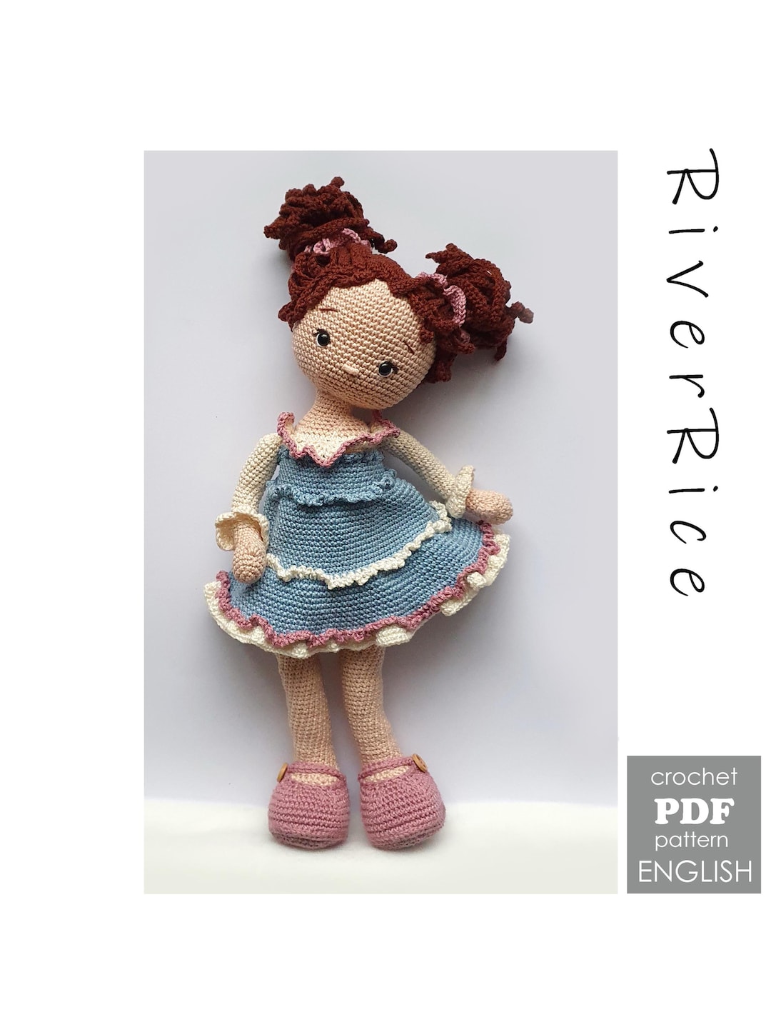 Crochet Pattern Julia, Pattern Includes Doll and Clothes. This Crochet ...