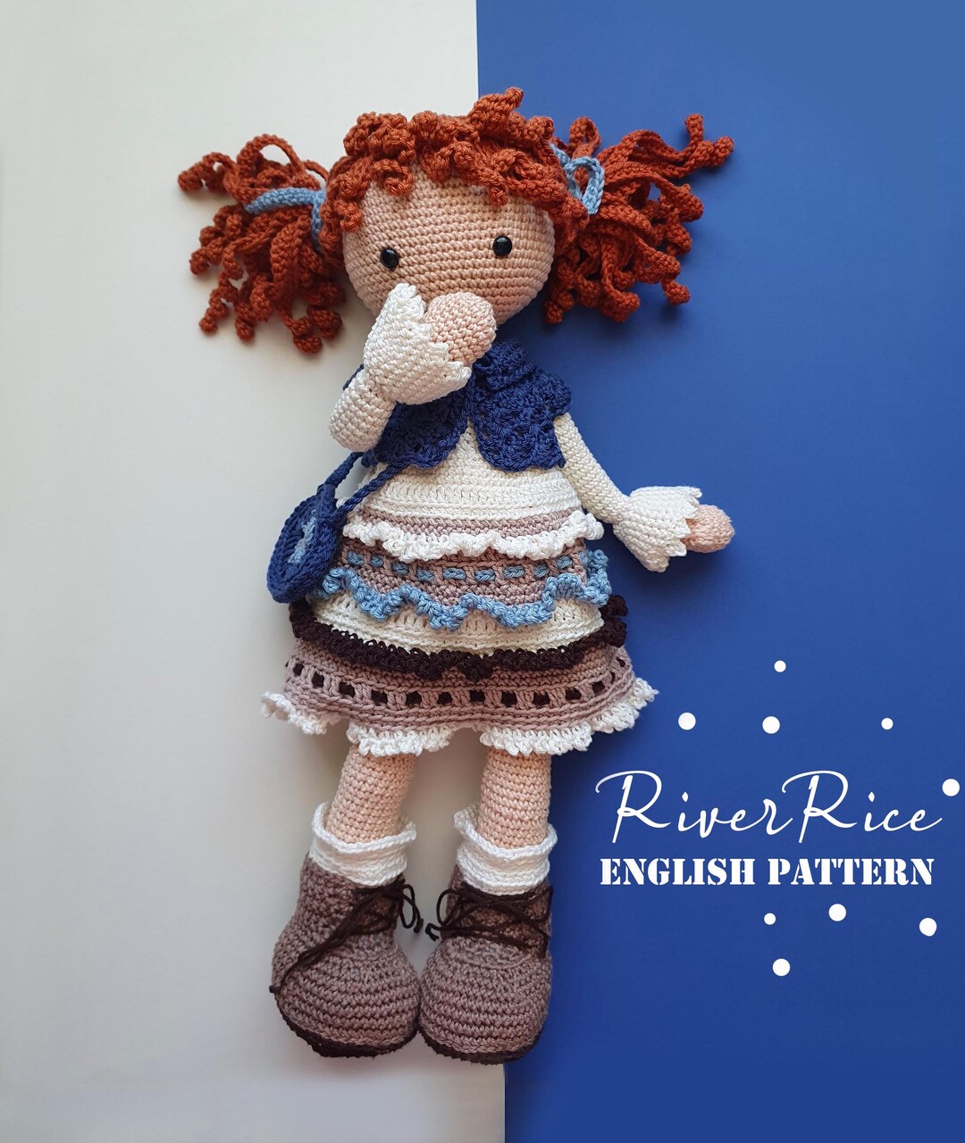 Crochet Pattern Gabriëlla, Pattern Includes Doll, Clothes and Bag. This ...