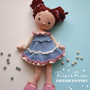 Crochet Pattern Julia, Pattern Includes Doll and Clothes. This Crochet ...