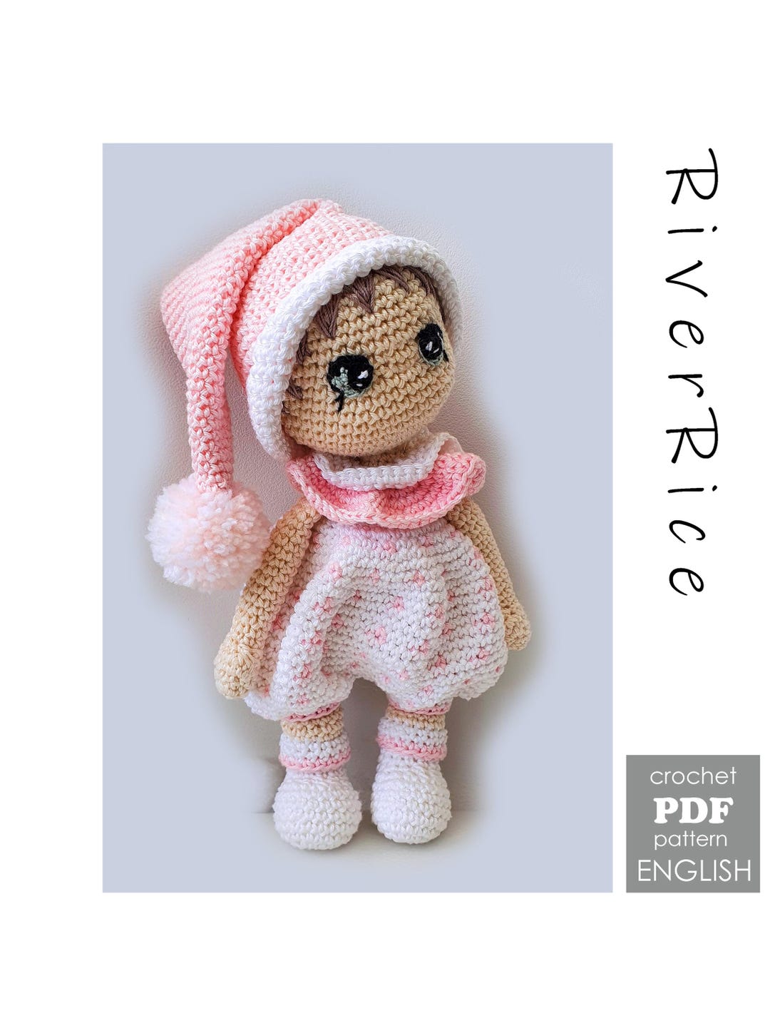 Crochet Pattern Nia, Pattern Includes Doll and Clothes. This Crochet ...