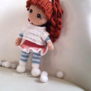 Crochet Pattern Summer-reese, Pattern Includes Doll and Clothes. This ...