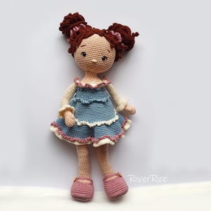 Crochet Pattern Julia, Pattern Includes Doll and Clothes. This Crochet Pattern is Available in ...