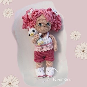 Crochet Pattern Tess, Pattern Includes Doll, Clothes and Little Duck ...