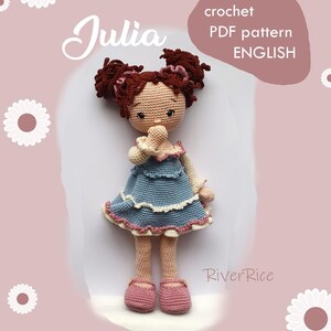 Crochet Pattern Julia, Pattern Includes Doll and Clothes. This Crochet ...
