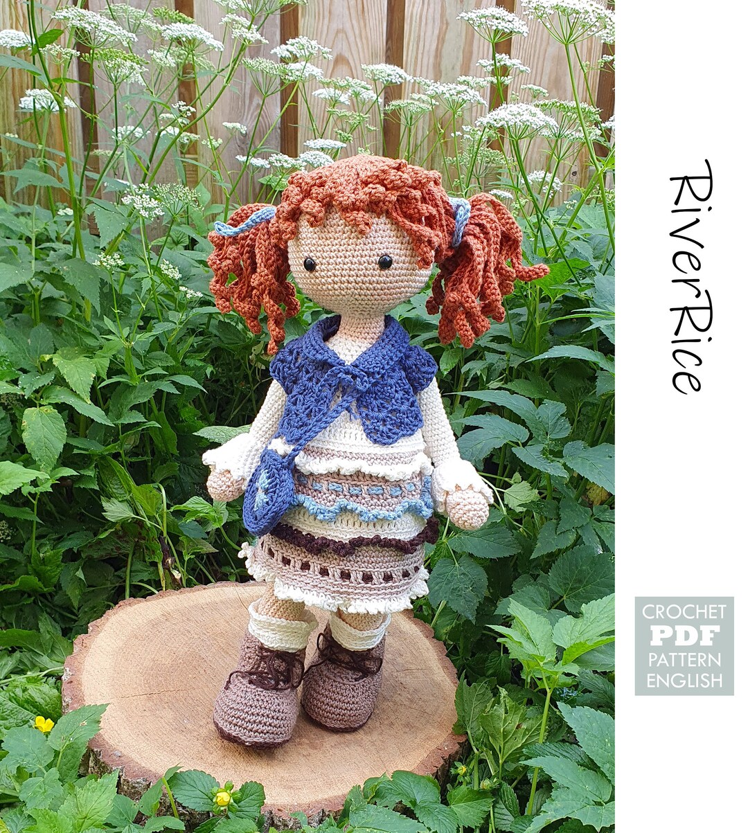 Crochet Pattern Gabriëlla, Pattern Includes Doll, Clothes and Bag. This ...