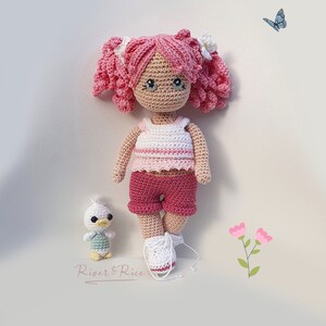 Crochet Pattern Tess, Pattern Includes Doll, Clothes and Little Duck ...