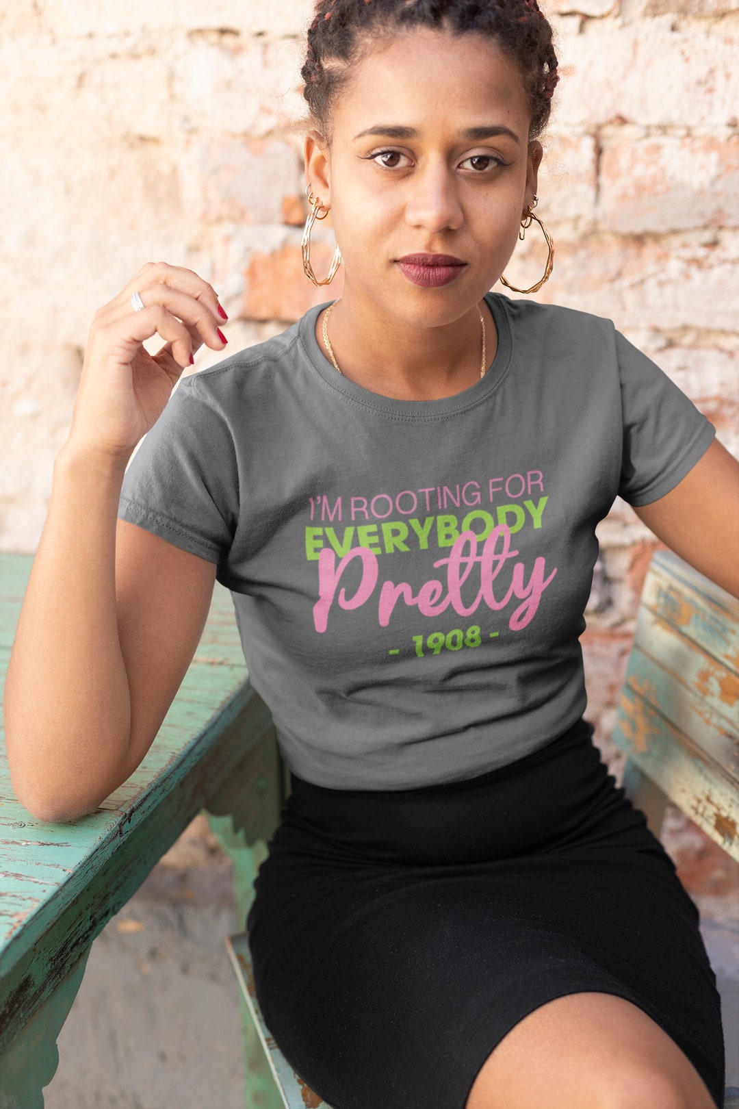 Greek - I'm Rooting for Everybody Pretty (AKA) Shirt / Pretty Girl ...