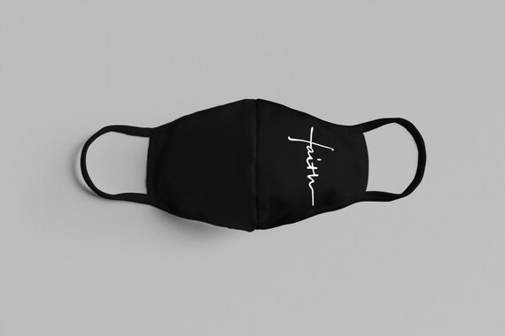 Faith Adjustable Mask Christian and Faith Washable Mask | Etsy