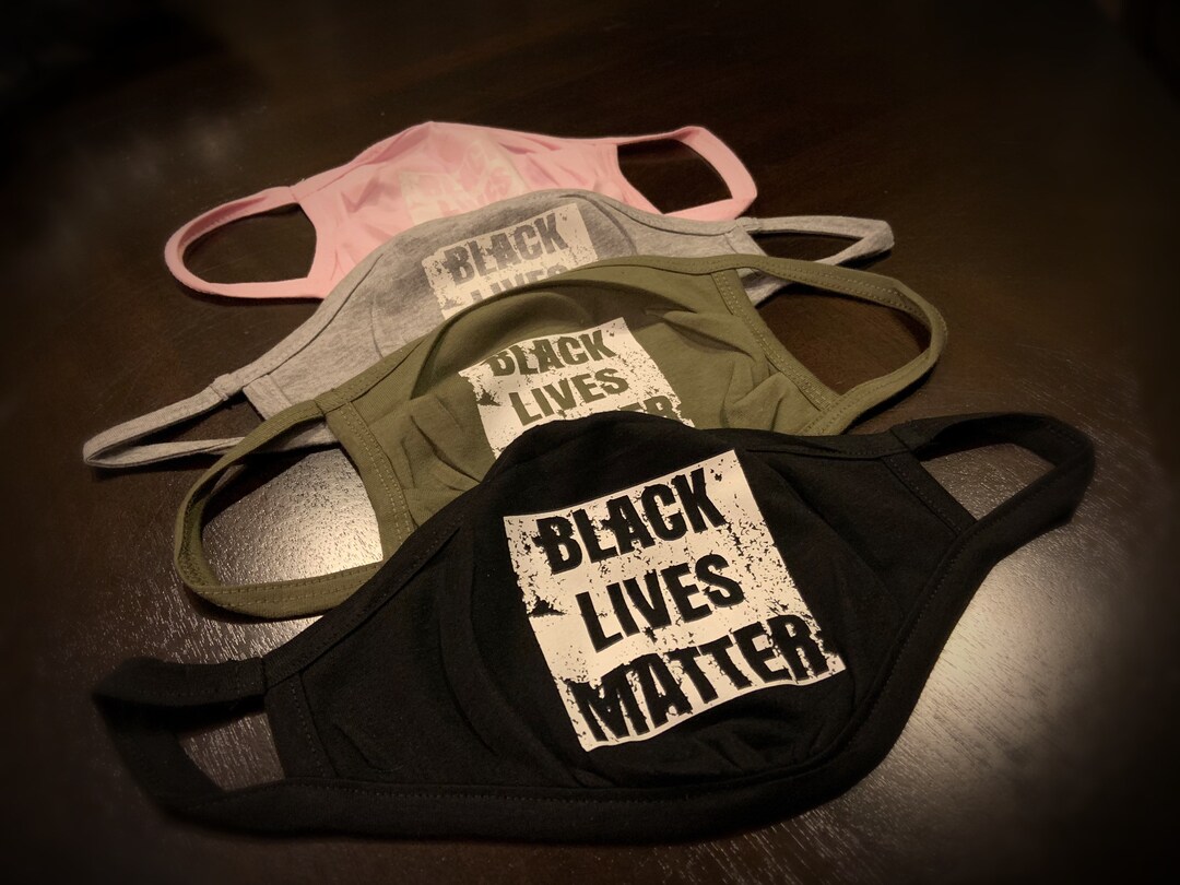 Black Lives Matter Mask BLM Mask V2 Washable Mask - Etsy