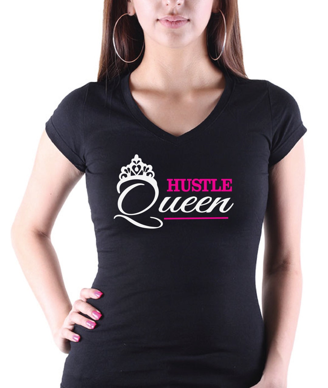 Hustle Queen T Shirt for the Hard Working Business Women \ Entrepreneur ...