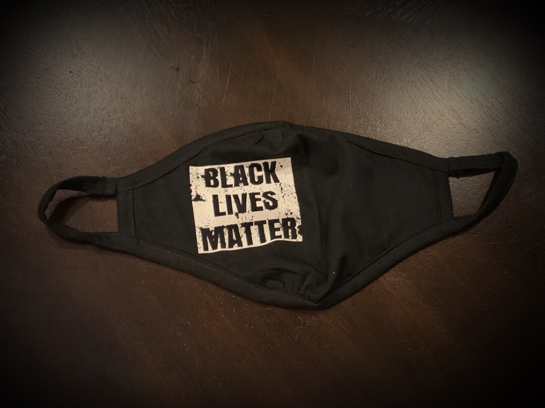 Black Lives Matter Mask BLM Mask Side View Mask - Etsy