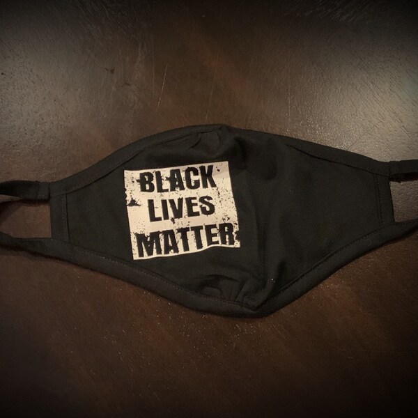 Black Lives Matter Mask - Etsy