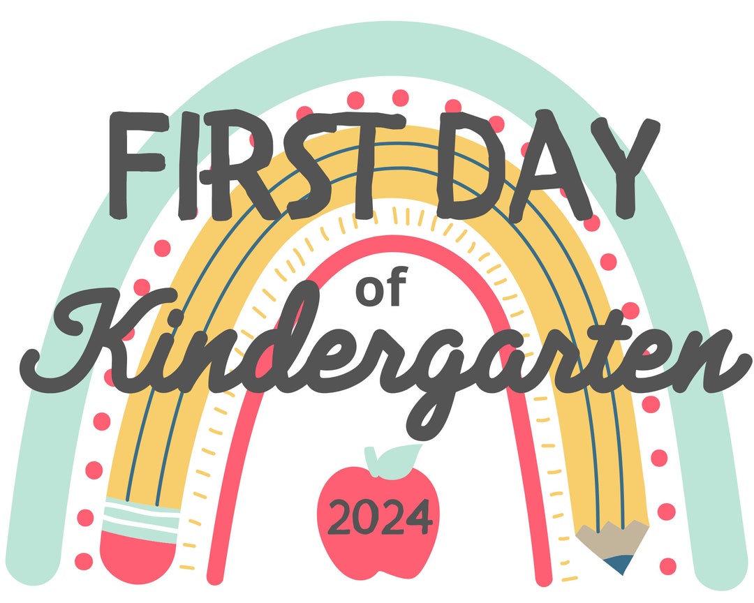 First Day of School Rainbow Printable - Etsy
