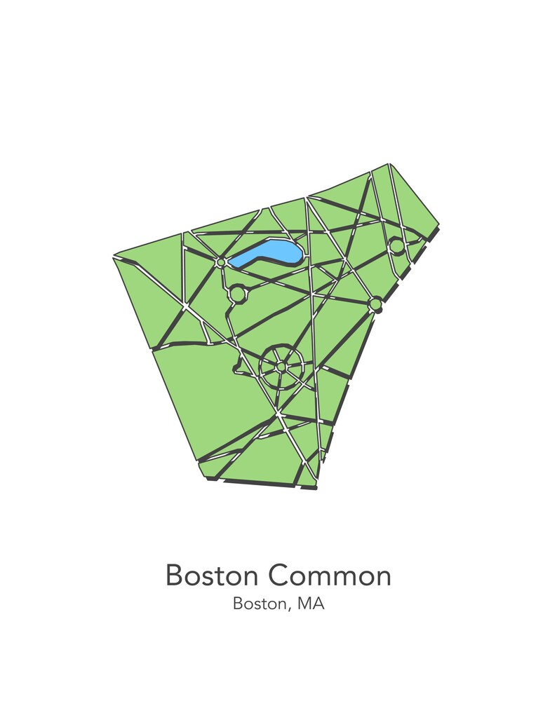 Boston Common - Etsy