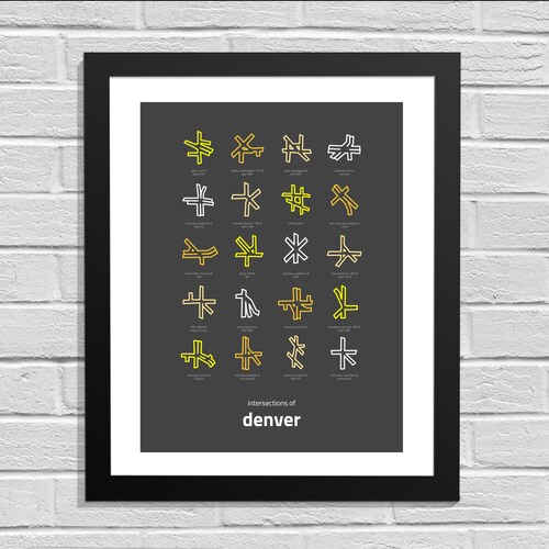 Intersections of Seattle - Etsy