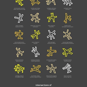 Intersections of Boston - Etsy
