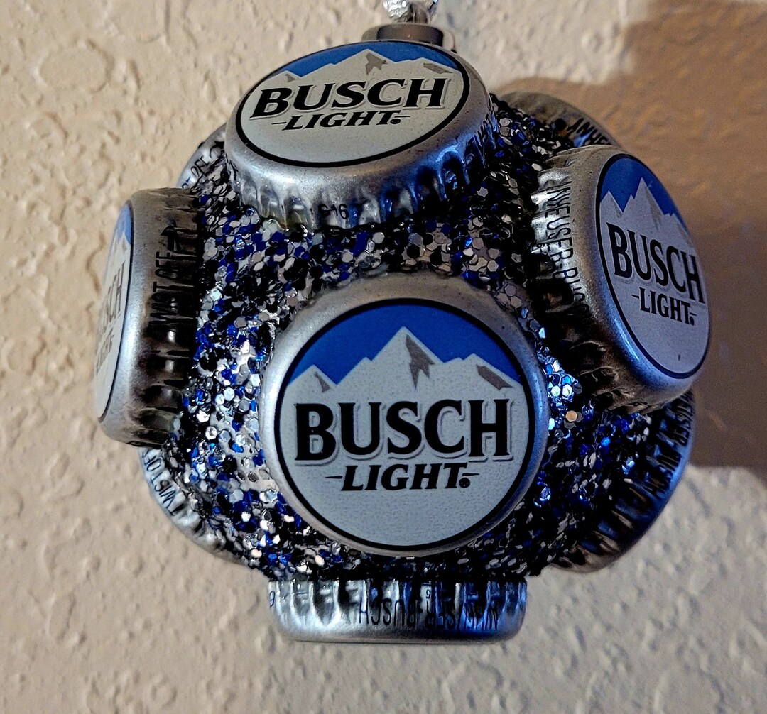 Busch Light Beer Bottle Cap Christmas Ornament - Etsy