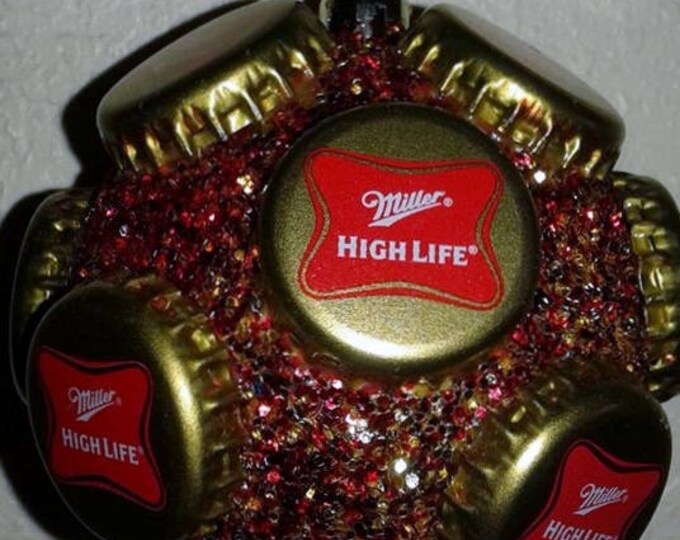 Miller High Life Beer Bottle Cap Ornament | Etsy