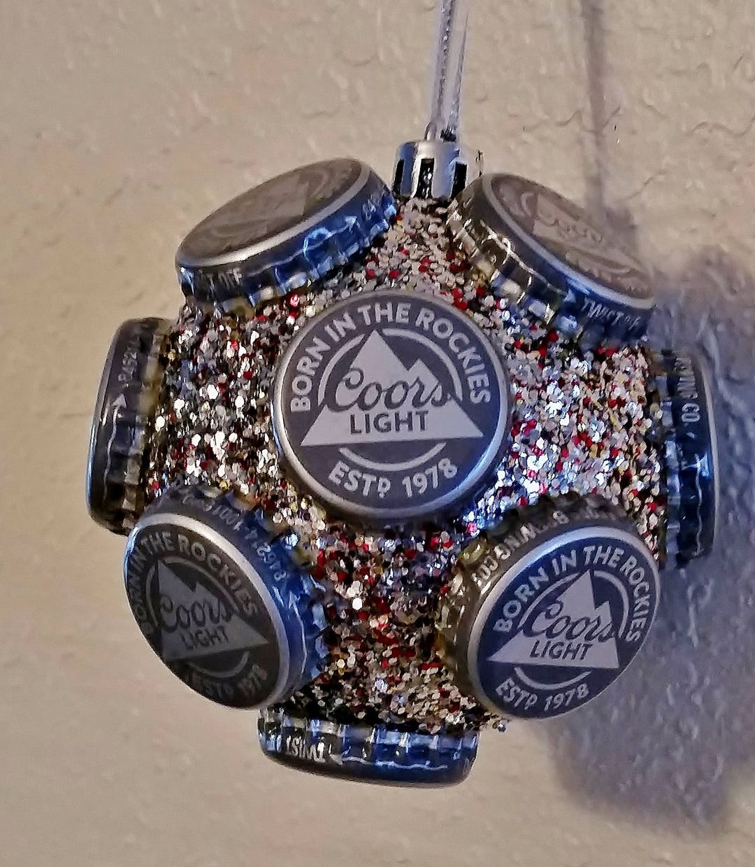 Coors Light Beer Bottle Cap Christmas Ornament - Etsy