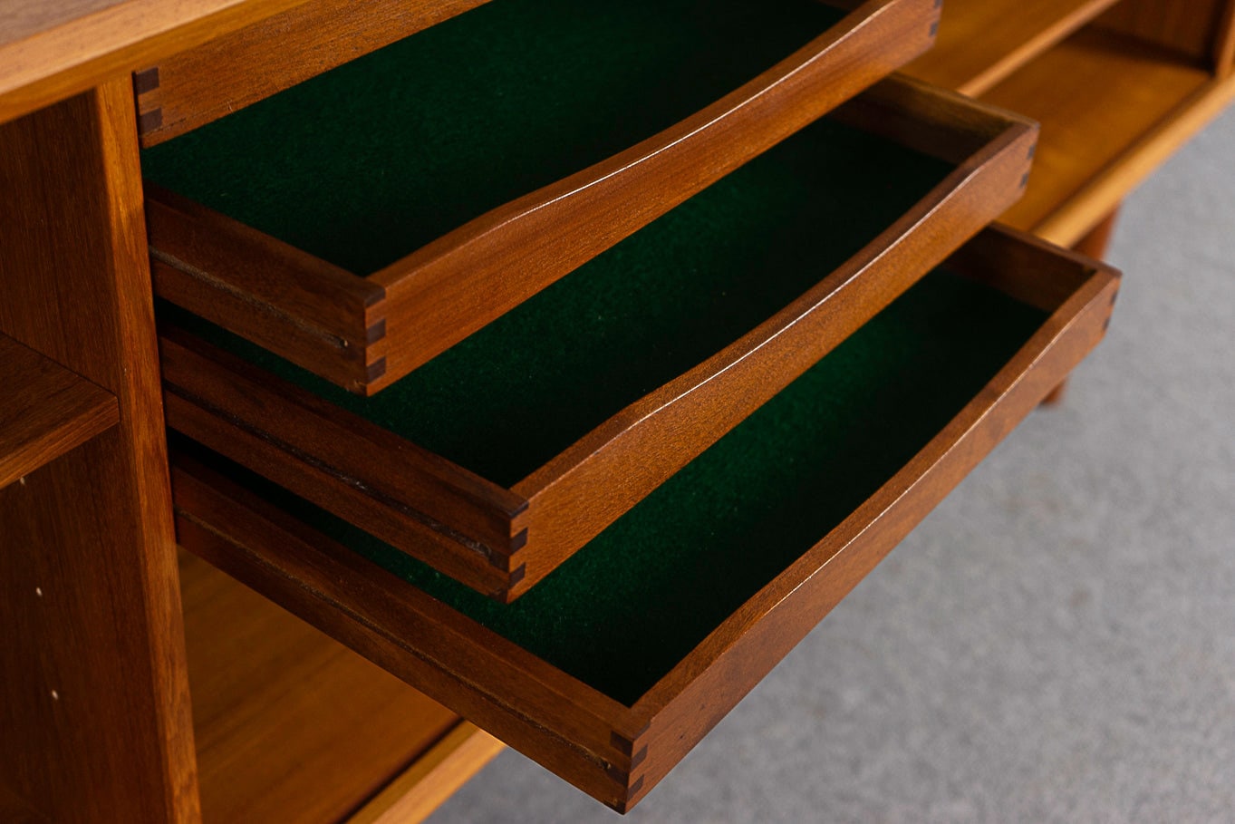 Teak Tambour Door Sideboard D1105 - Etsy