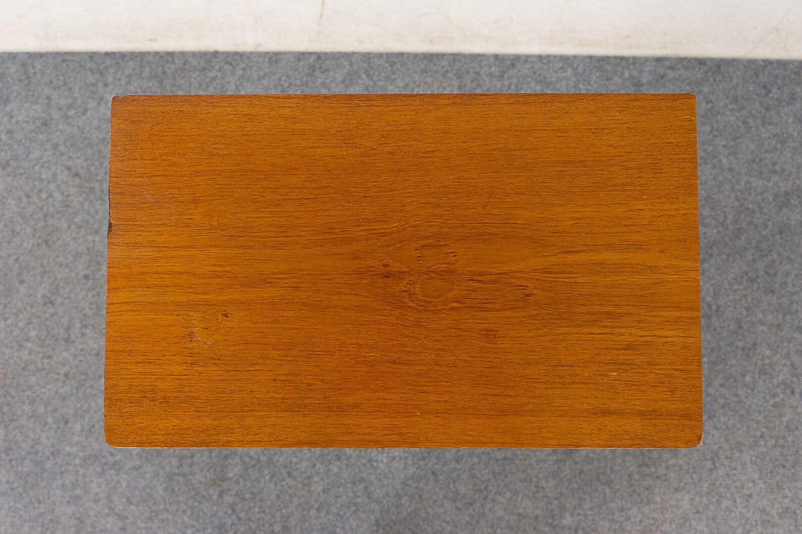 Teak & Metal Mid-century Bedside Table 324-168.5 - Etsy