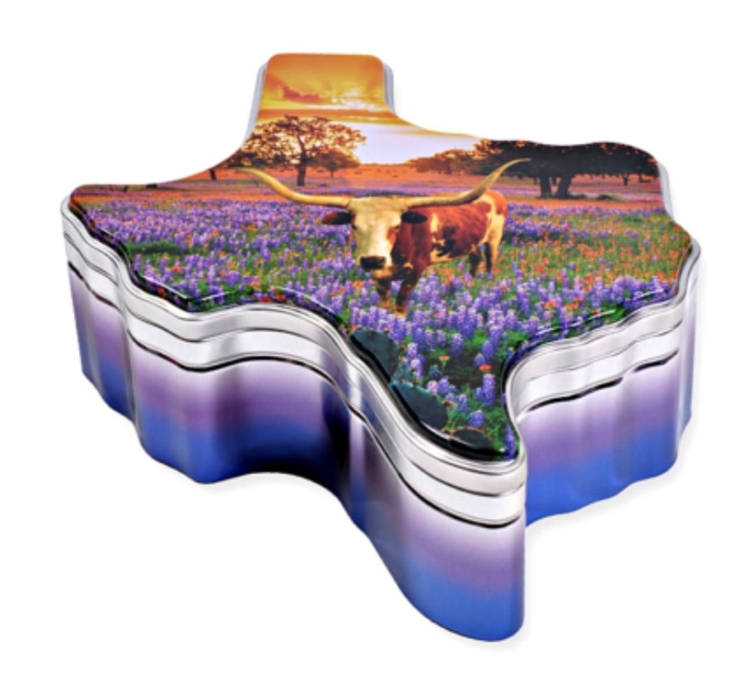 Texas Nut Tin--one and a Half Pounds of Your Choice of Nuts. the Texas ...