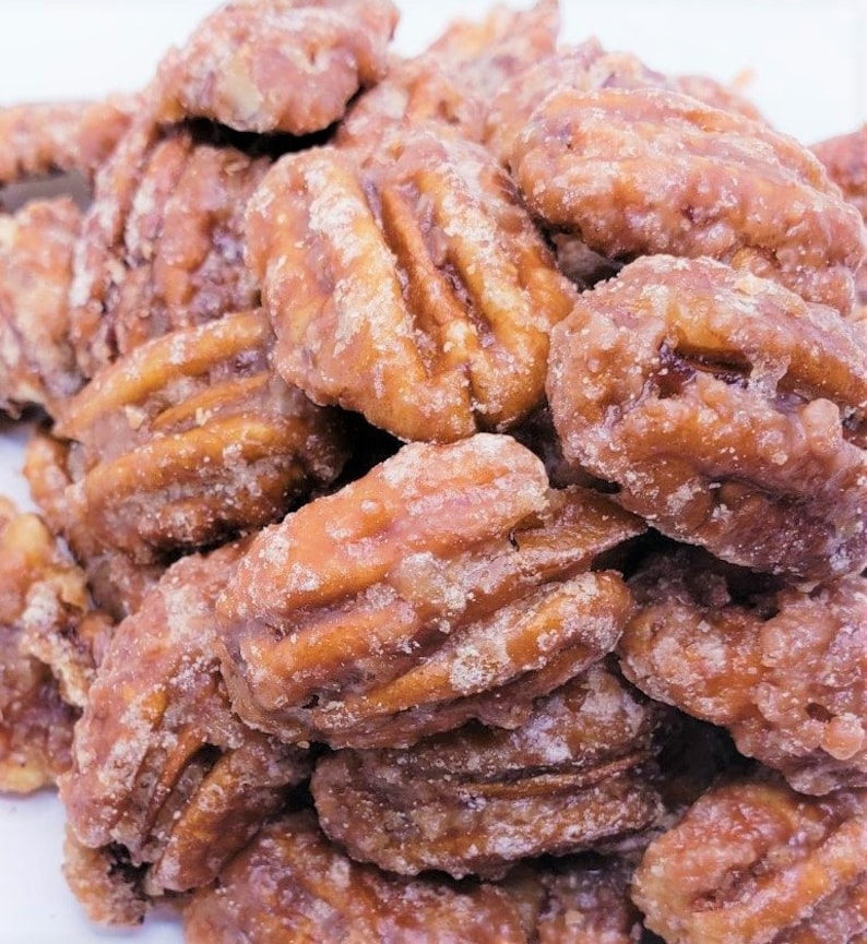 Maple Pecans-half Lb Bag, of Candied Praline Texas Pecans, Organic ...