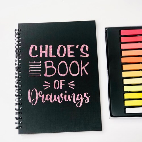 A4 Personalised Drawing Sketchbook Artist Book Teenage Doodle - Etsy