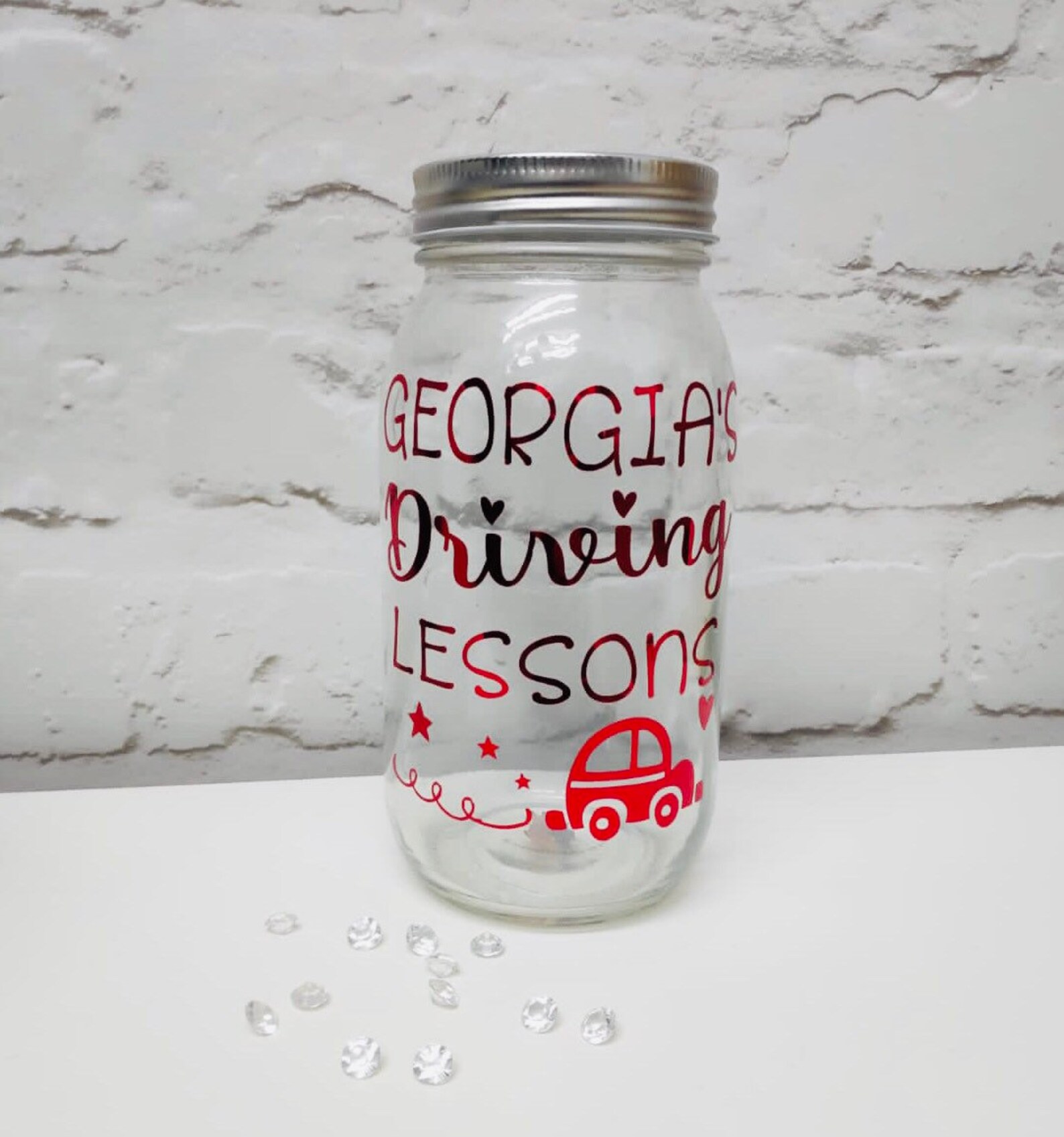 Driving Lessons Fund Vintage Savings Jar With Aluminium Coin - Etsy UK