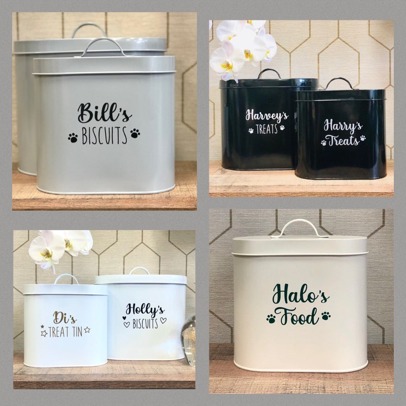 Cat Biscuit Storage - Etsy UK