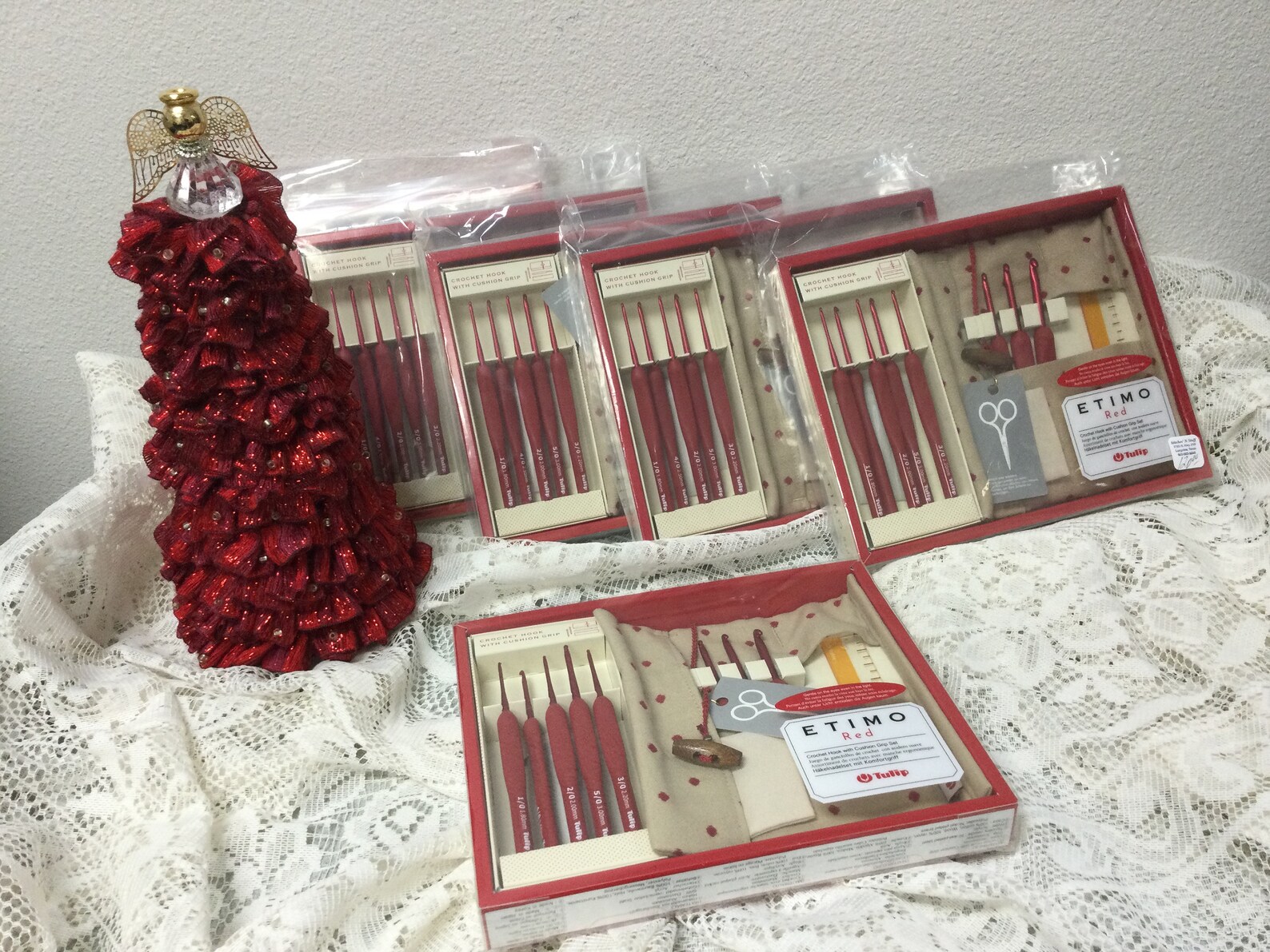 ETIMO Red Hooks or ETIMO Red Set - Etsy