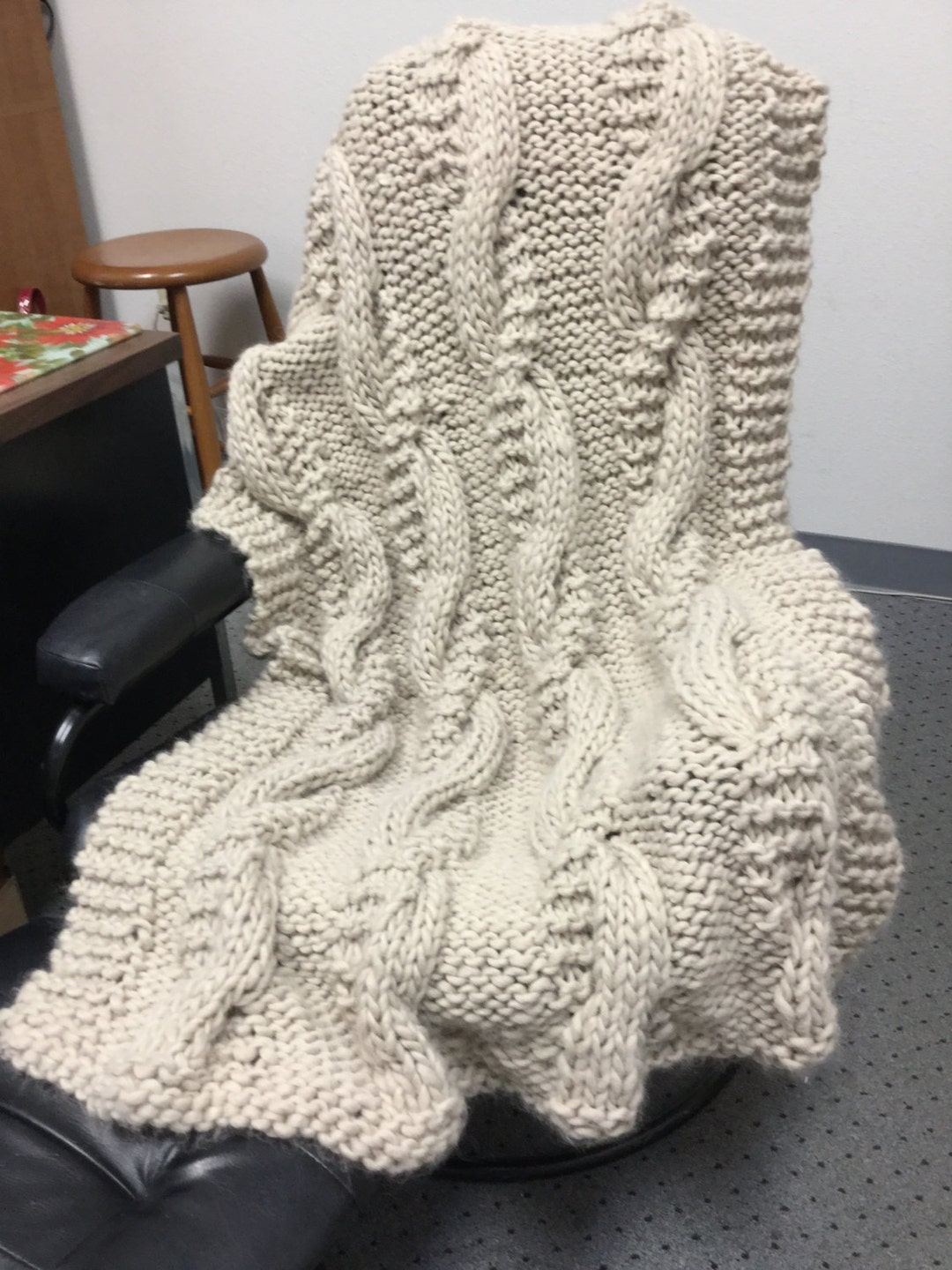 Quick Knit Afghan Kit - Etsy