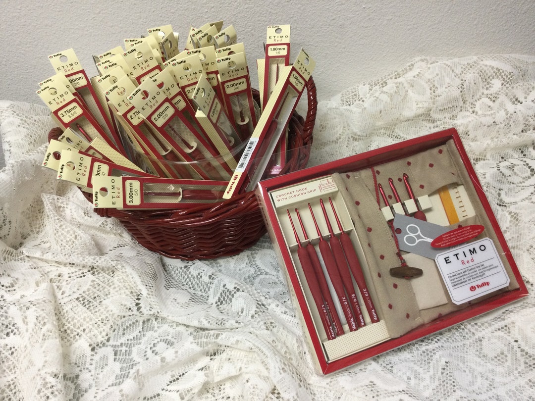 ETIMO Red Hooks or ETIMO Red Set - Etsy