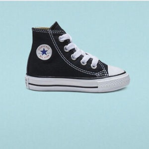 Black Boss Baby Red High Top Converse, Black Male Boss Baby Converse ...