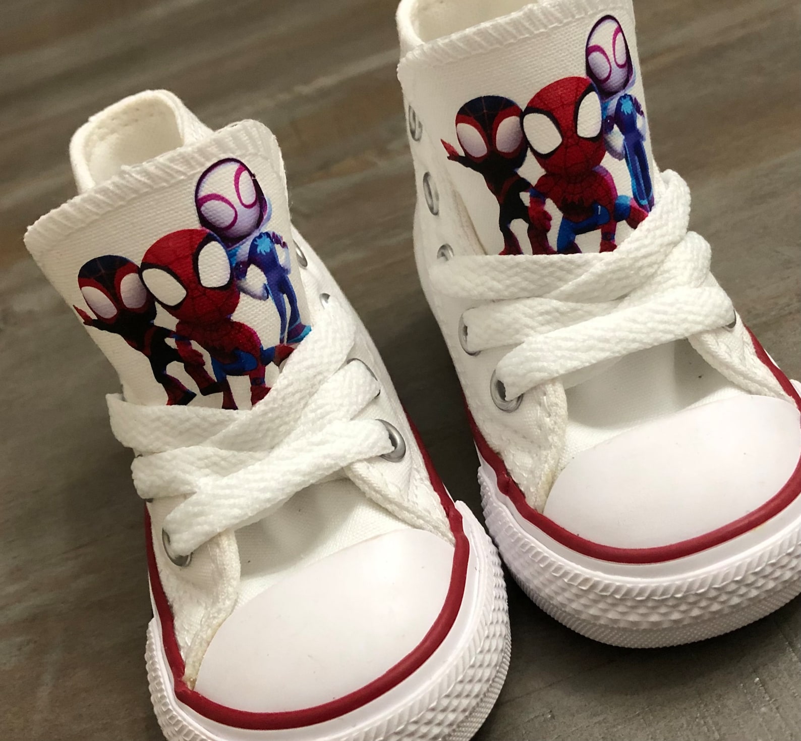 Spidey and His Amazing Friends Converse, High Top Personalized Sneakers ...