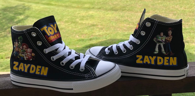 Toy Story Converse, Toy Story High Top Converse, Toy Story Sneakers ...
