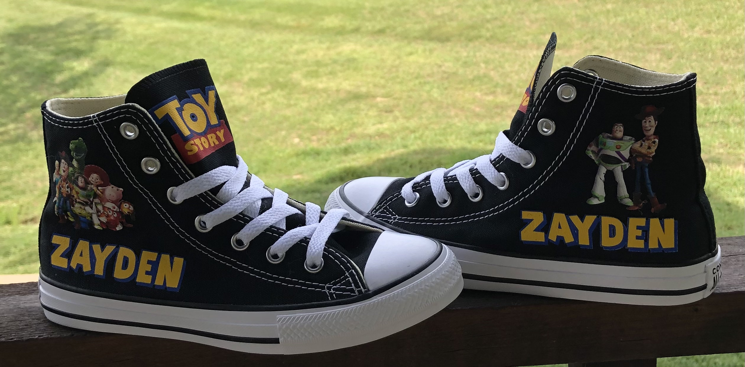 Toy Story Converse, Toy Story High Top Converse, Toy Story Sneakers ...