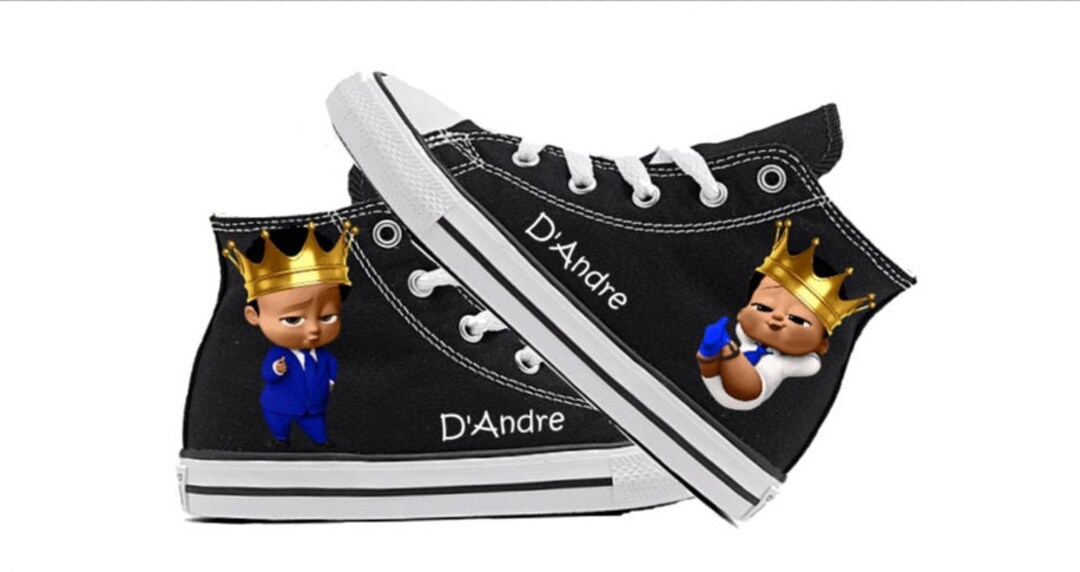 Boss Baby Inspired High Top Converse, Male Boss Baby Inspired Converse ...