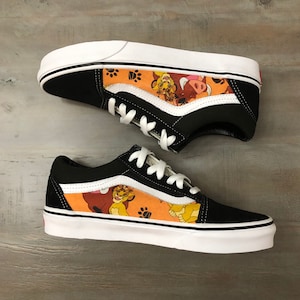 Custom Lion King Vans Old Skools, Custom Simba and Friends Vans Old ...