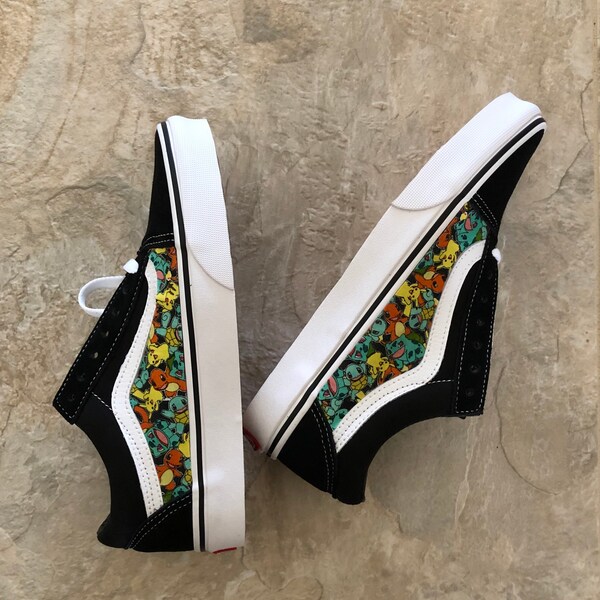 Custom Old Skool Vans - Etsy