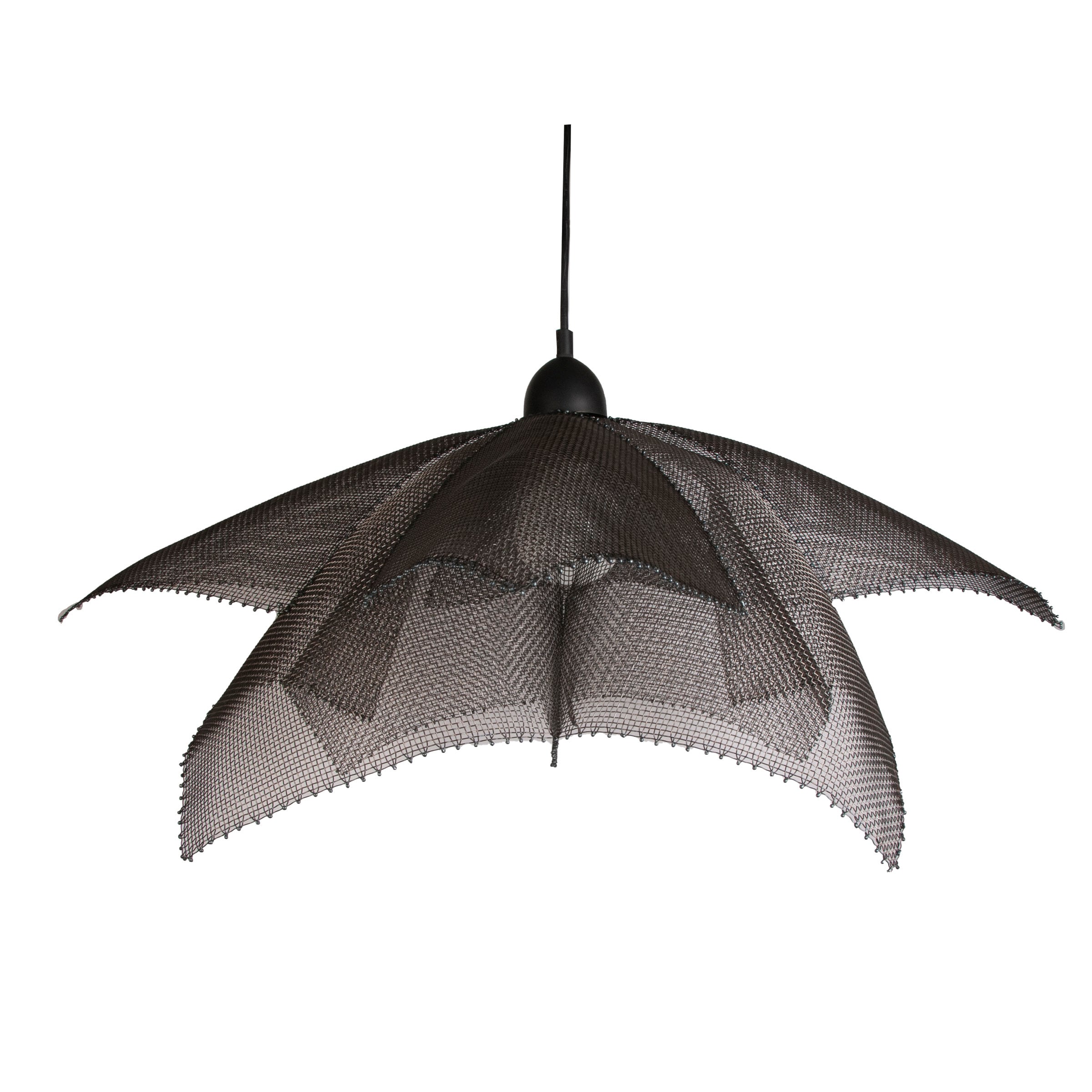 Modern Steel Wire Mesh Pendant Light, Medium Hanging Lamp, 16"w X 11"h ...