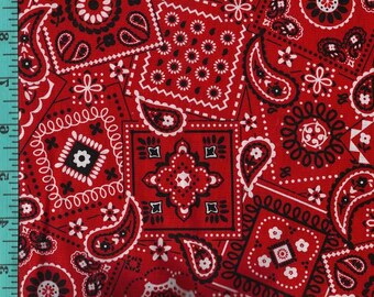 Red black fabric | Etsy