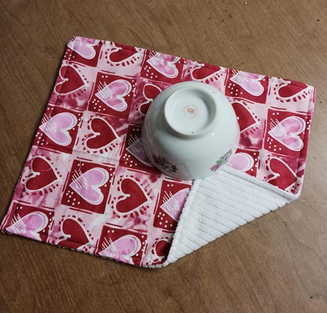 CHOOSE Fabric Dish Drying Mat, Plant Drying Mat - Etsy