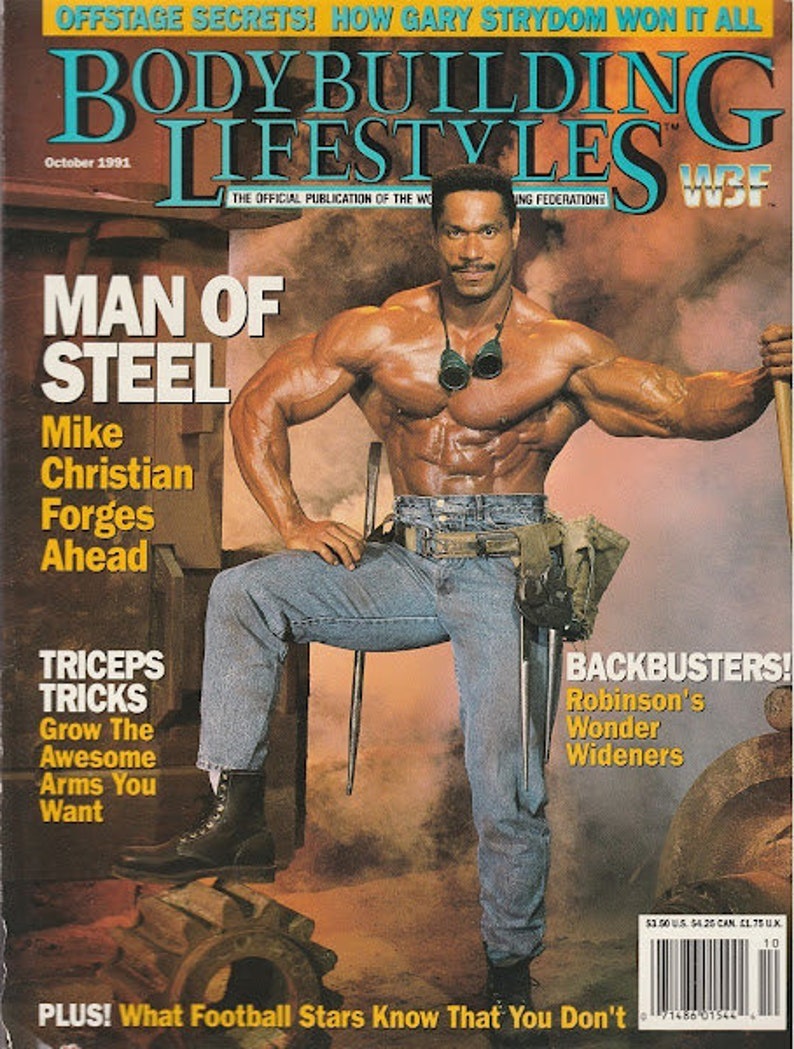 Year 1991, WBF Bodybuilding Lifestyles Magazine - Etsy
