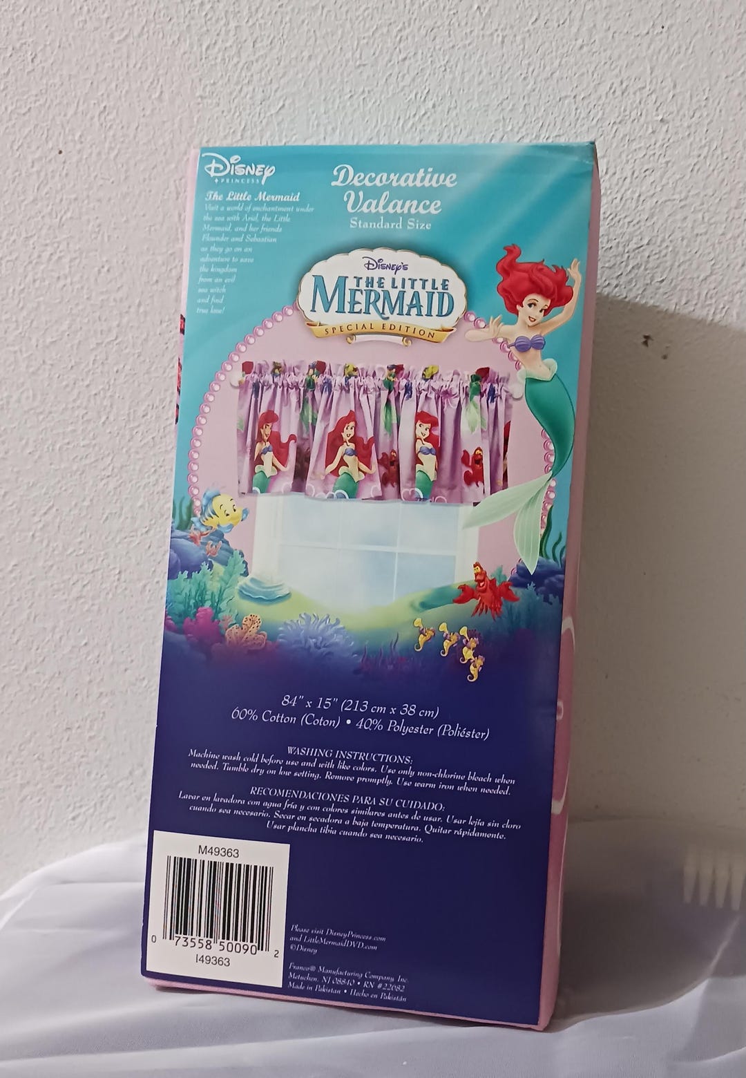 The Little Mermaid Window Curtain Valance (#EBTR-0902) - Etsy